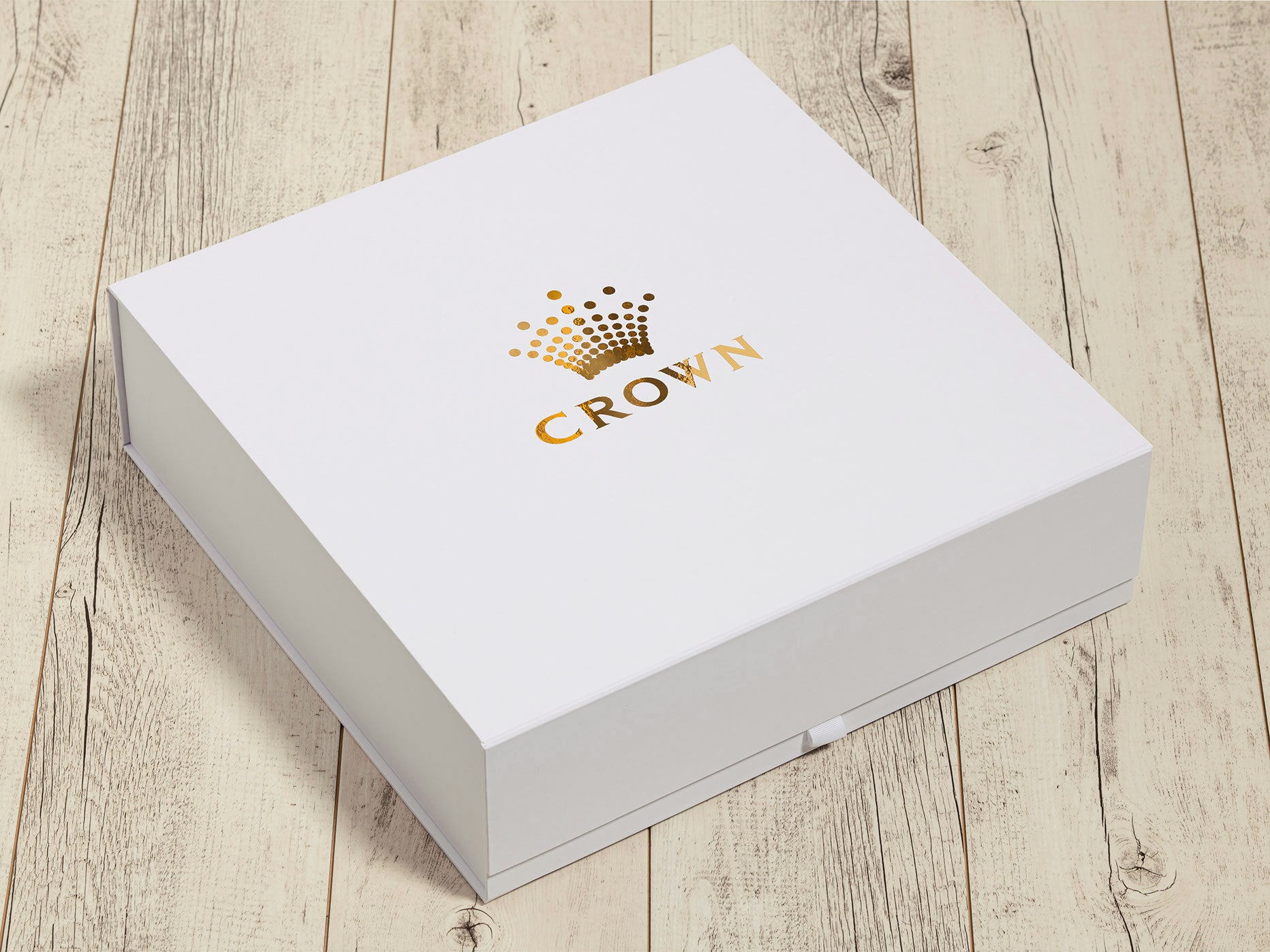 Large Hamper Box Soft Touch White – Pack of 10 - The Box Office