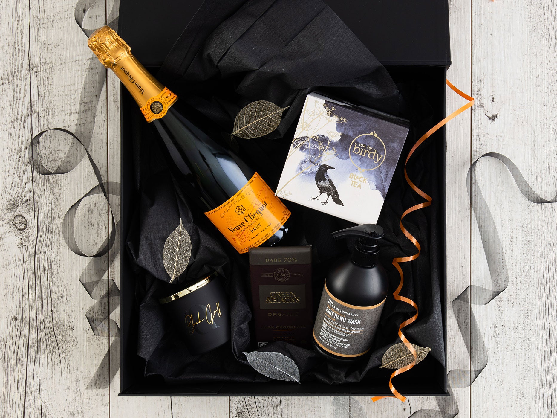 Large Hamper Box Soft Touch Black – Pack of 10 - The Box Office